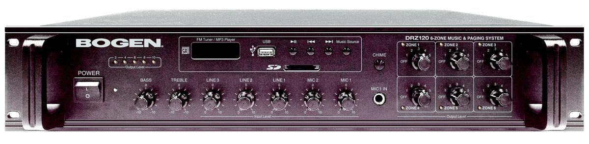 Bogen 6 Zone Music and Paging System (DRZ120)