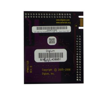 Digium 128 Channel Hardware Echo Cancellation Module (1VPMOCT128LF)