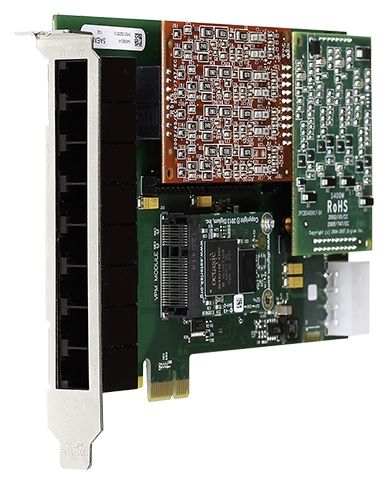 Digium 1A8B00F PCI-E Card - Base (1A8B00F)