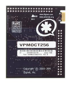 Digium 1VPMOCT256LF 256 Channel Echo Cancellation Module (1VPMOCT256LF)