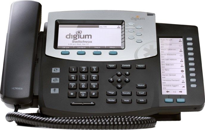 Digium D70 6-Line SIP Phone - Icon Keys (1TELD071LF)