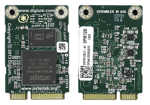 Digium VPM128 128-Channel Echo Cancellation Module (1VPM128LF)