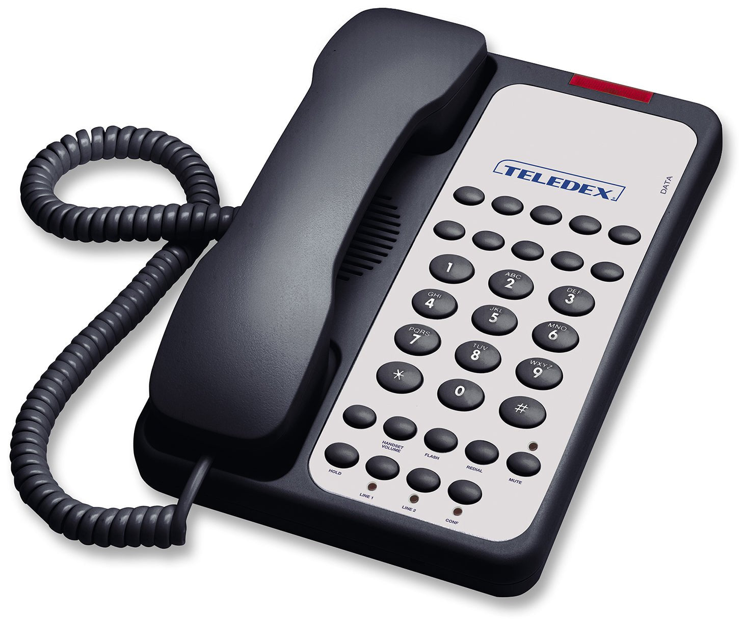 Teledex Opal 2011 Analog Phone Black OPL782591