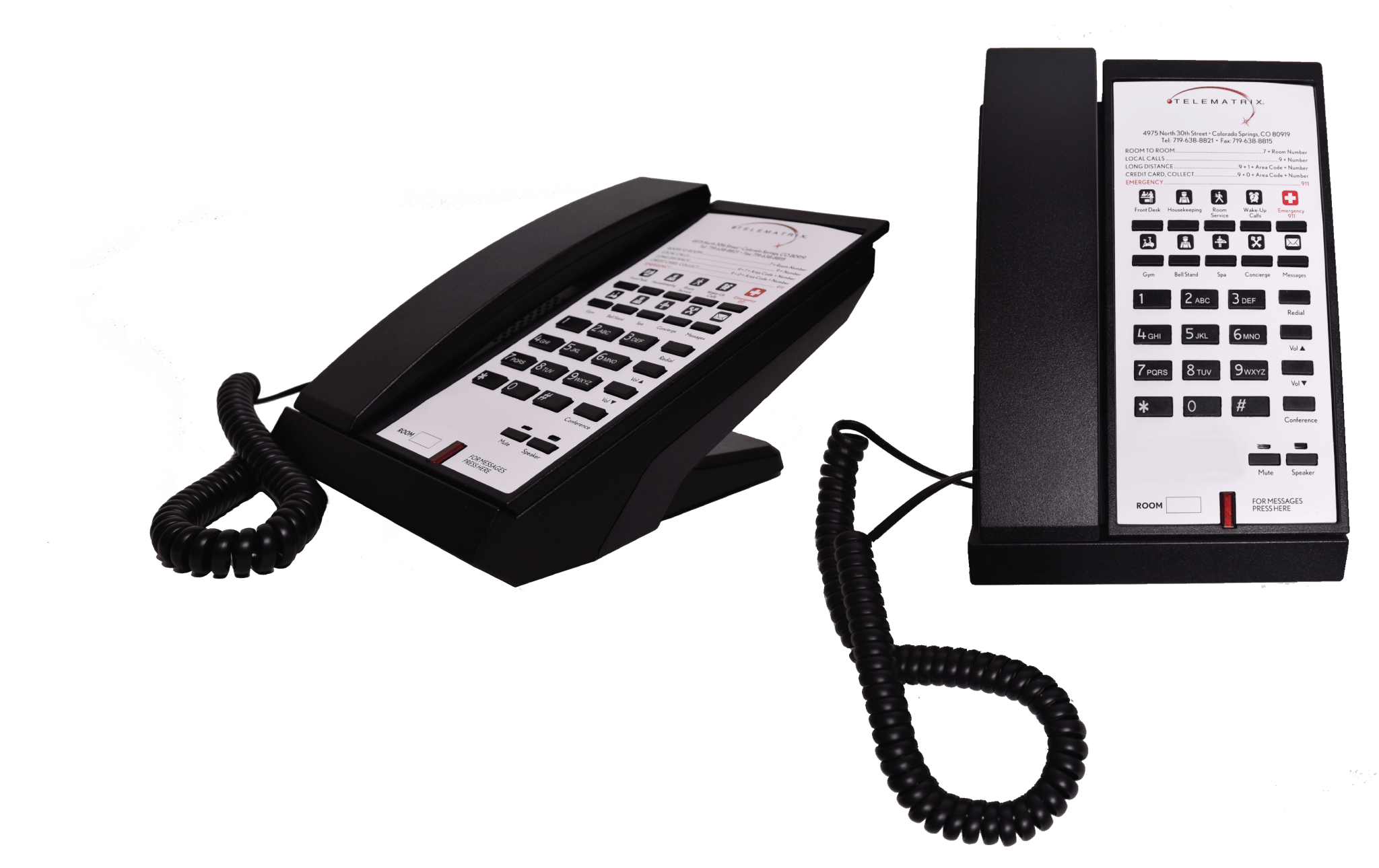 TeleMatrix 3500MWD Analog Phone Gray 35A510S10D