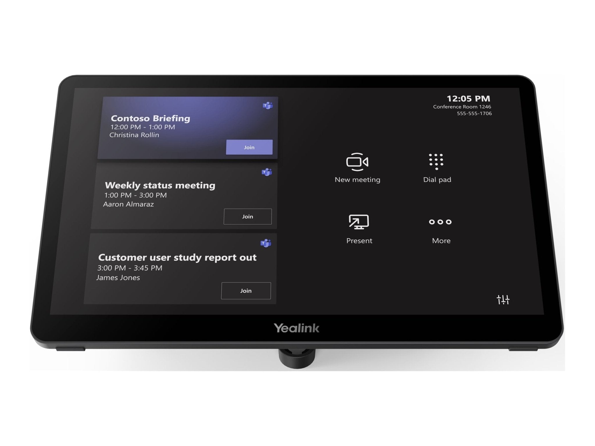 Yealink MTouch Plus Touch Console (Open Box)