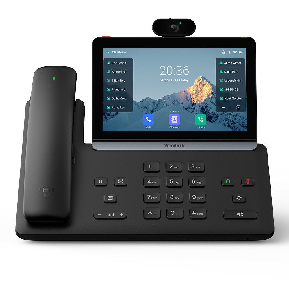 Yealink SIP-T88V Pro Video IP Phone | Wi-Fi 6, Bluetooth Handset